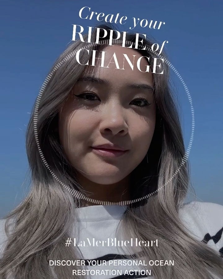 La Mer Blue Heart | Supporting Ocean Conservation Projects